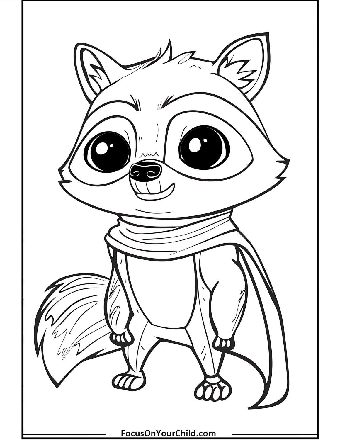 50+ Raccoon Coloring Pages (Free PDF Printables)