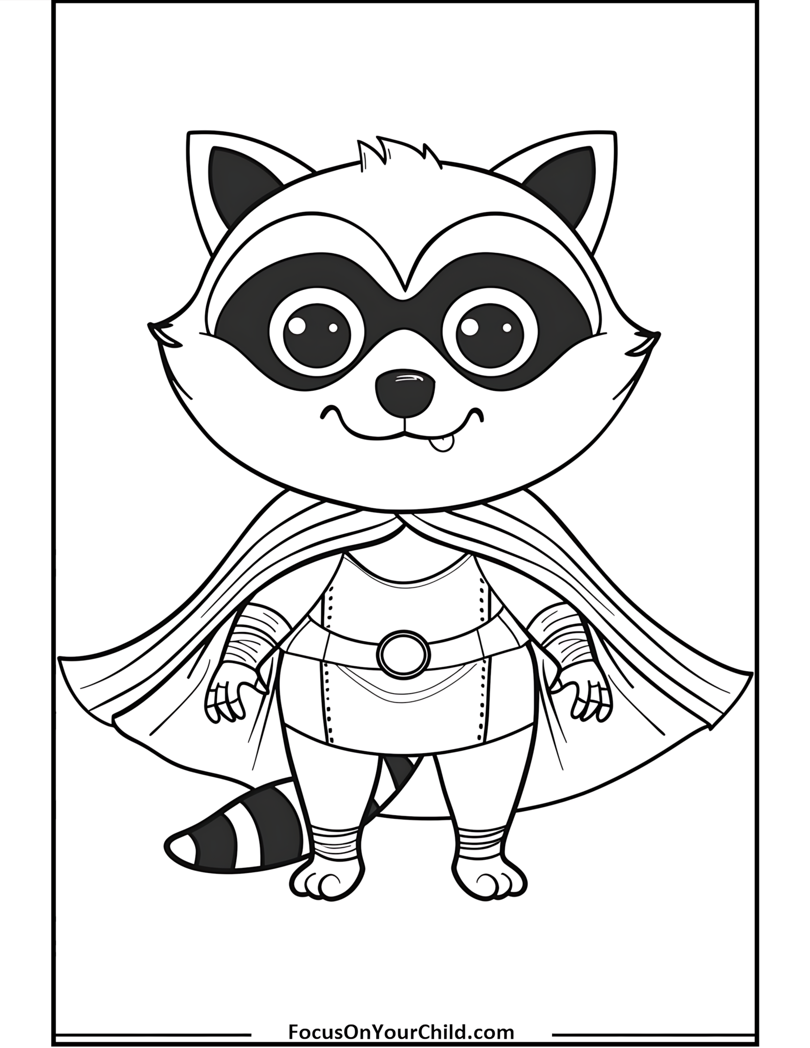 50+ Raccoon Coloring Pages (Free PDF Printables)