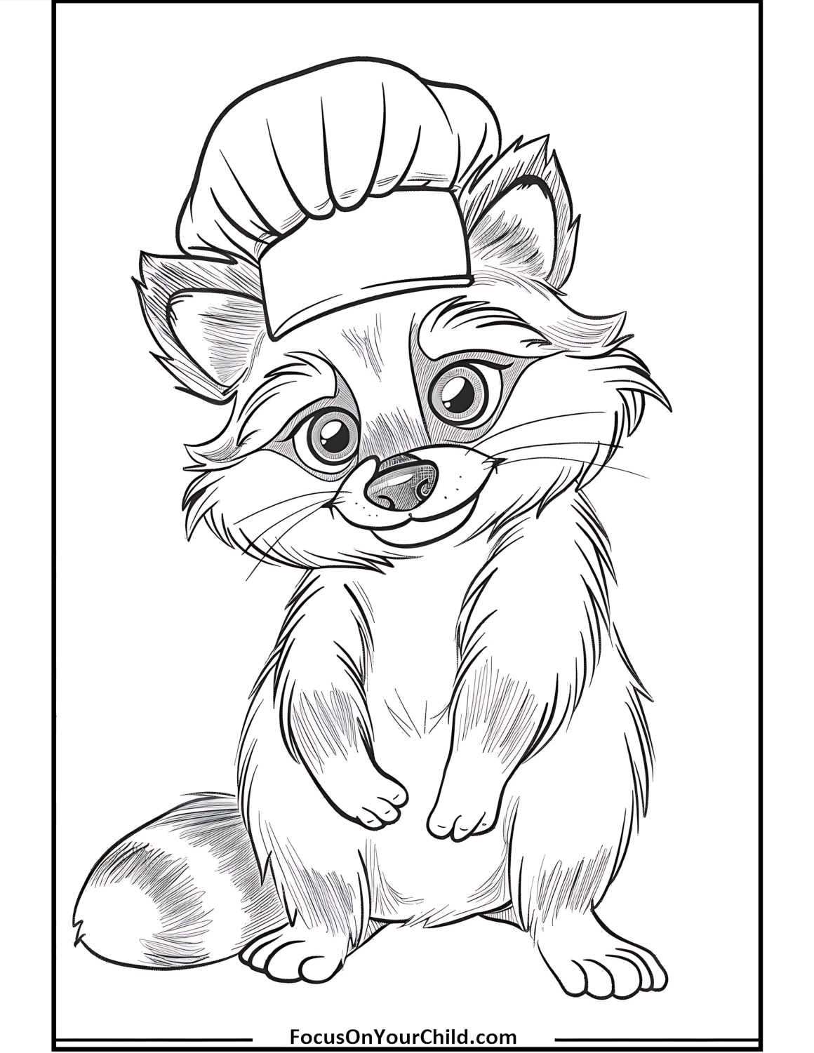 50+ Raccoon Coloring Pages (Free PDF Printables)