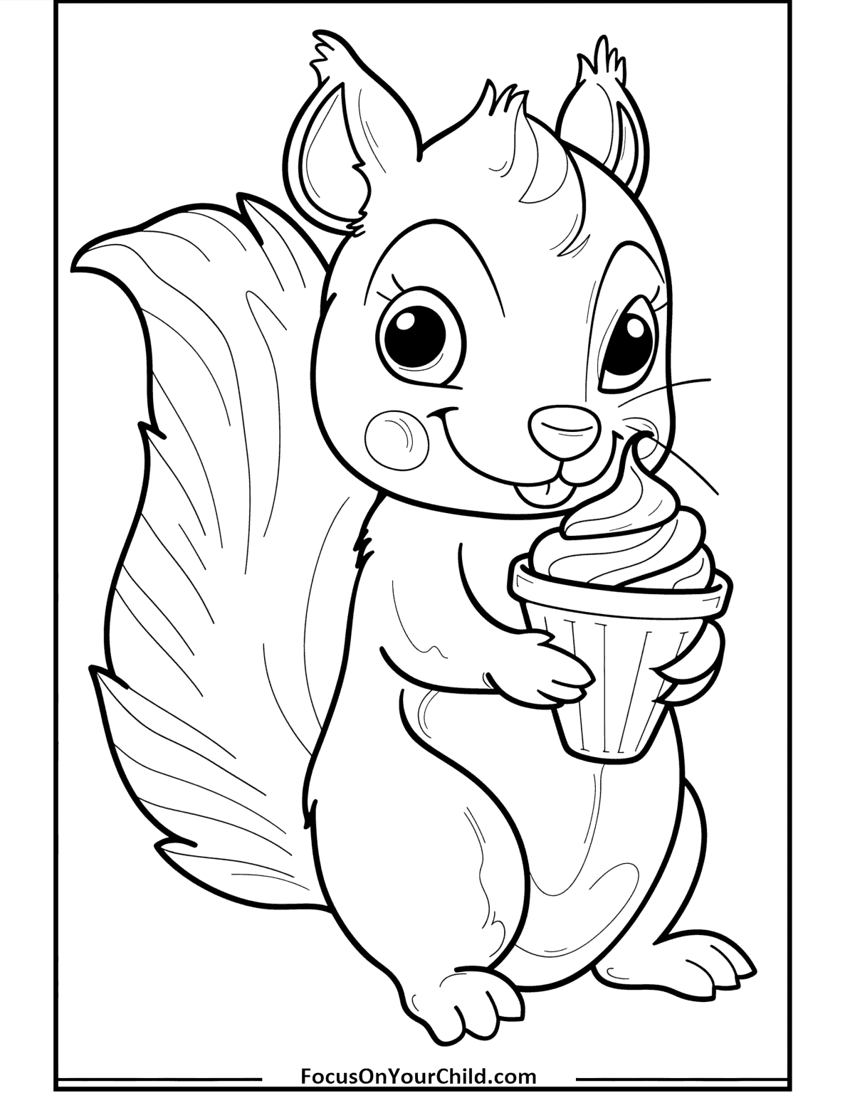 50+ Squirrel Coloring Pages (Free PDF Printables)