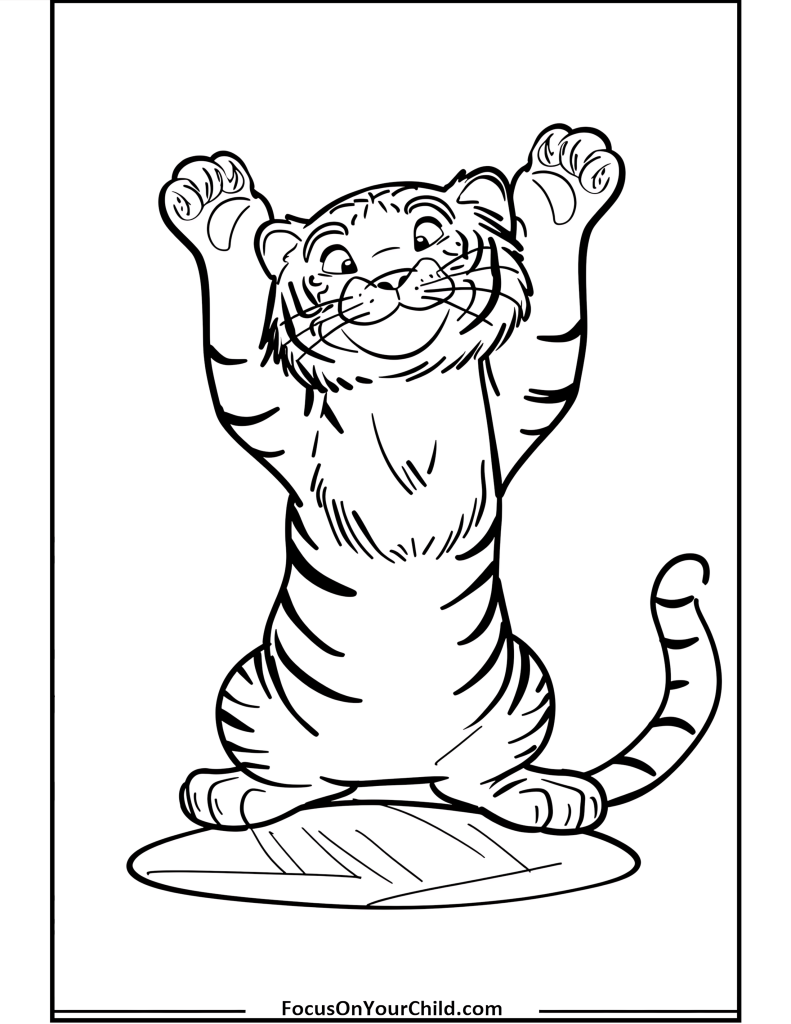 50+ Tiger Coloring Pages (Free PDF Printables)