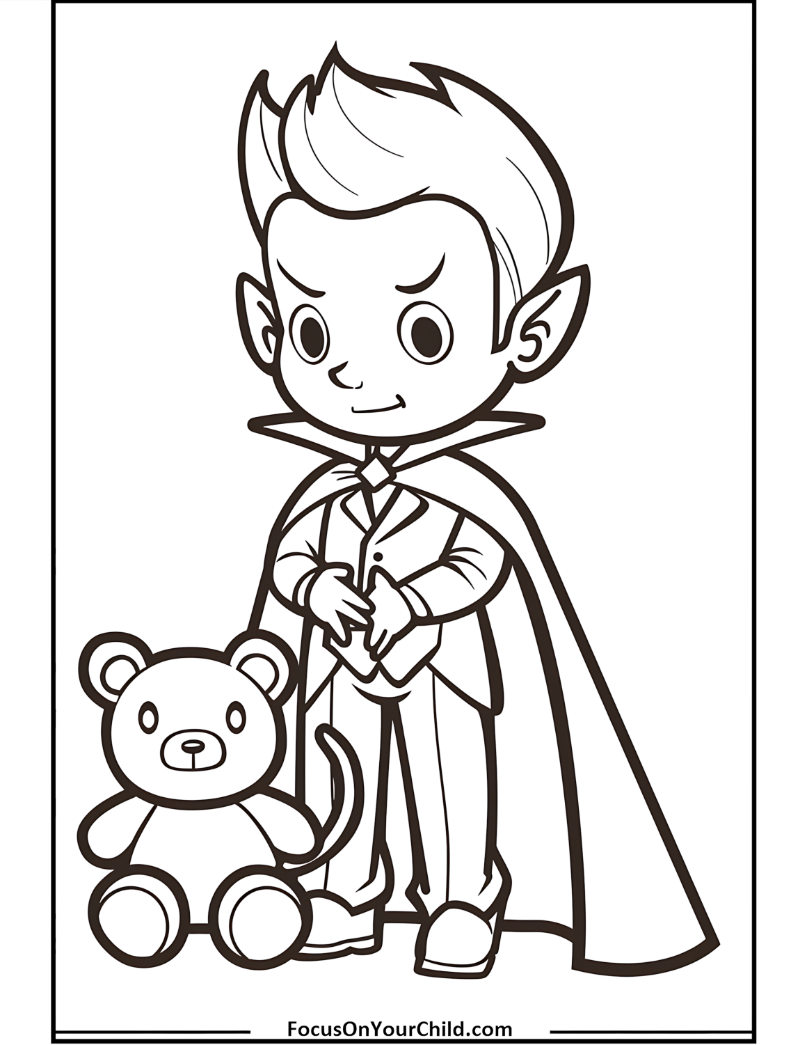 50+ Vampire Coloring Pages (Free PDF Printables)