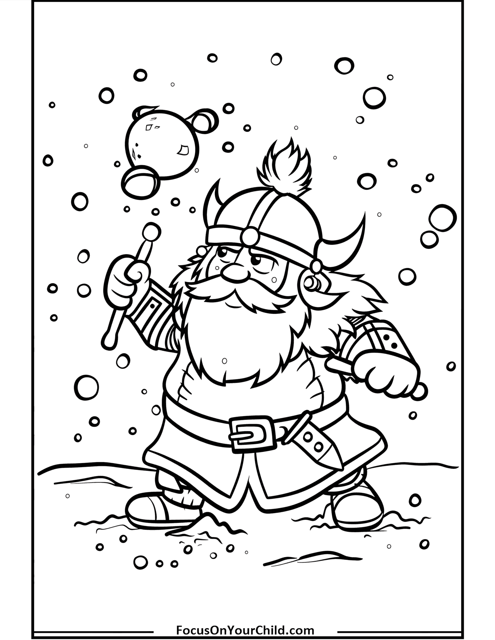 50+ Viking Coloring Pages (Free PDF Printables)