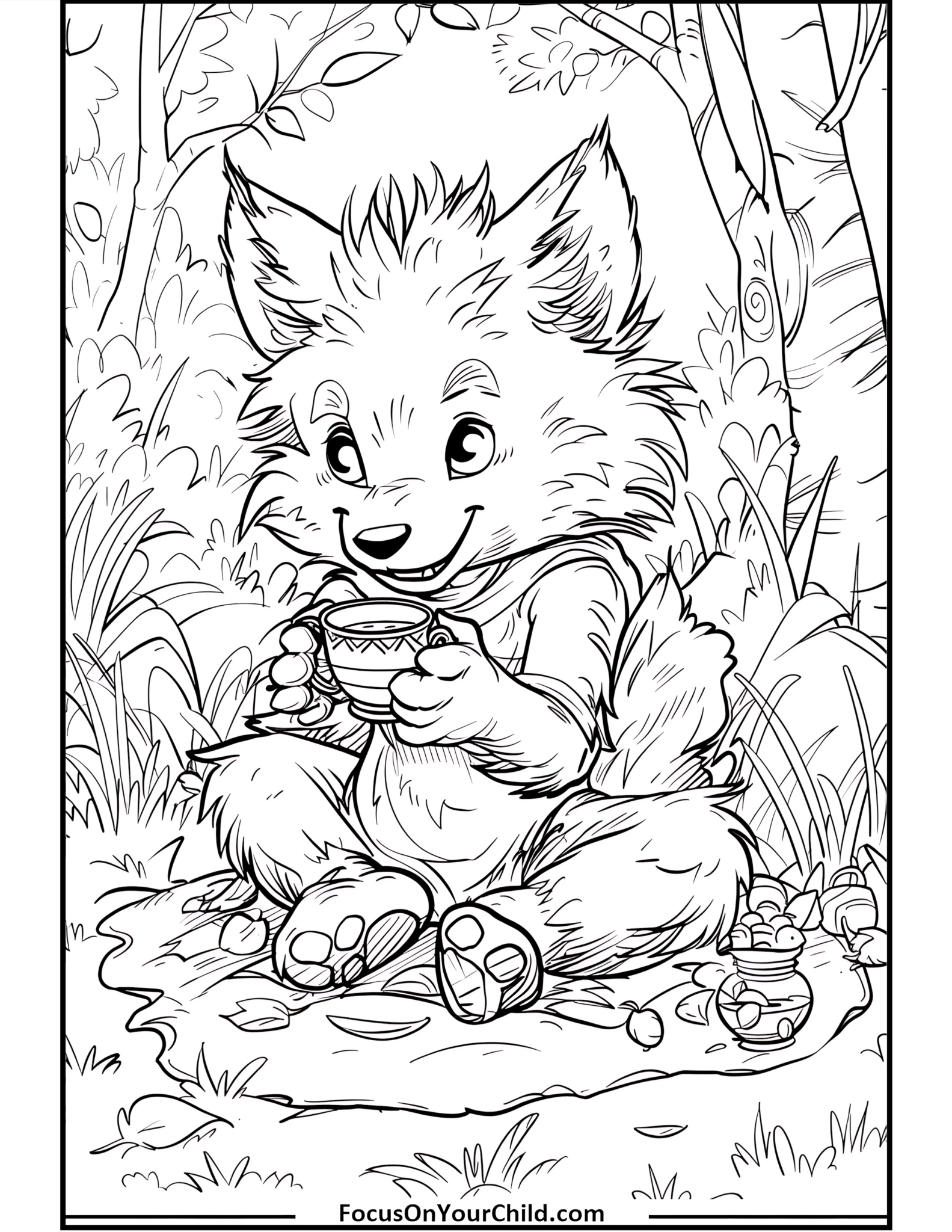 50+ Werewolf Coloring Pages (Free PDF Printables)