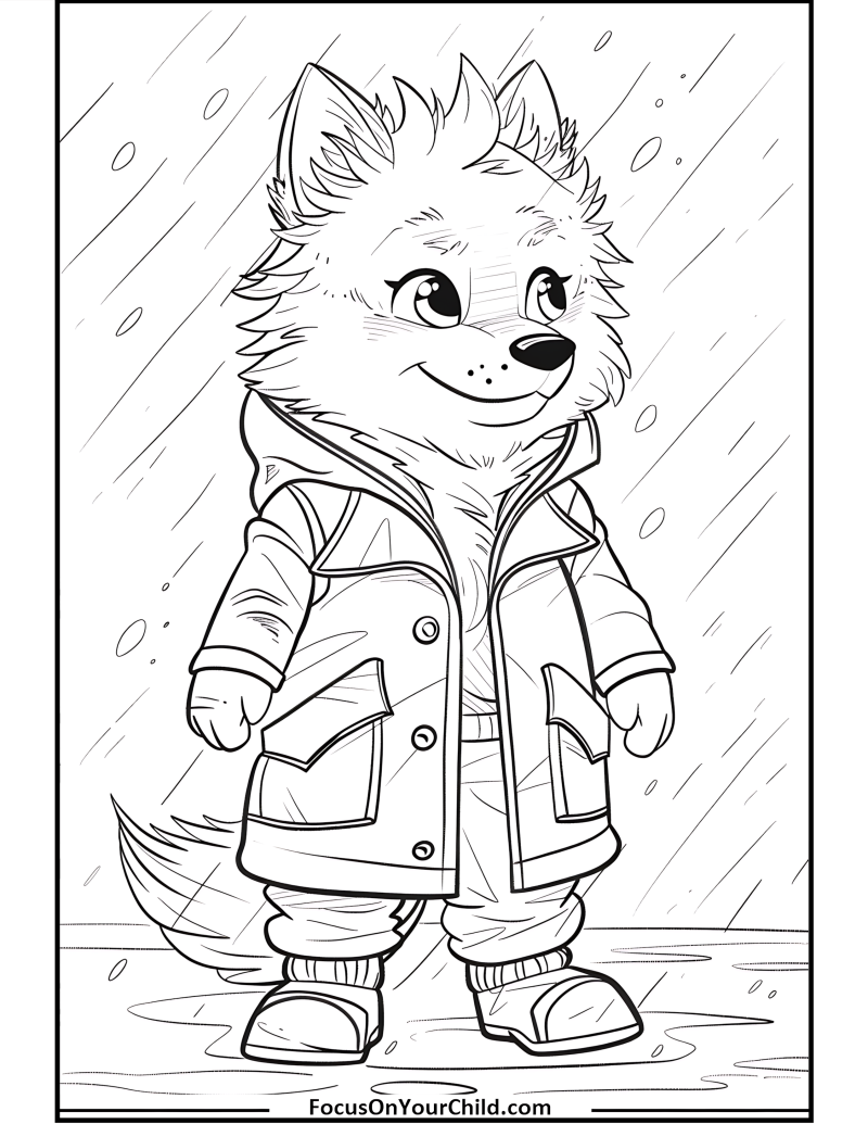 Creative Werewolf Coloring Pages for Kids