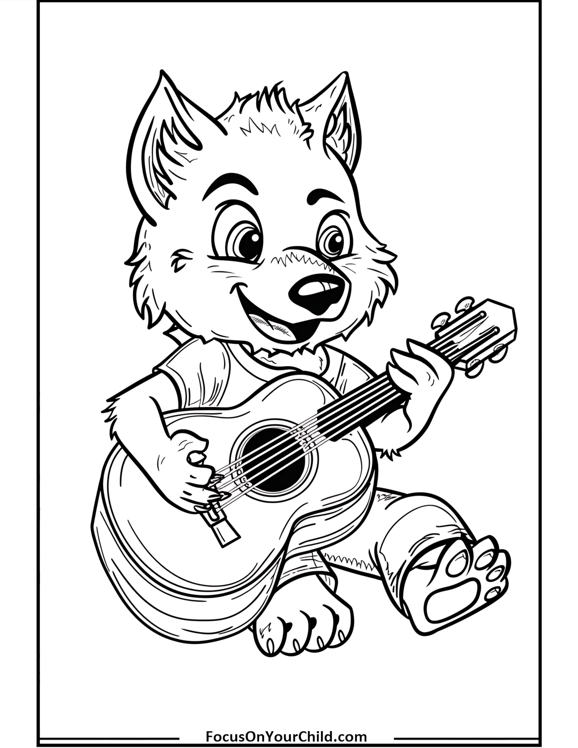 Creative Werewolf Coloring Pages for Kids