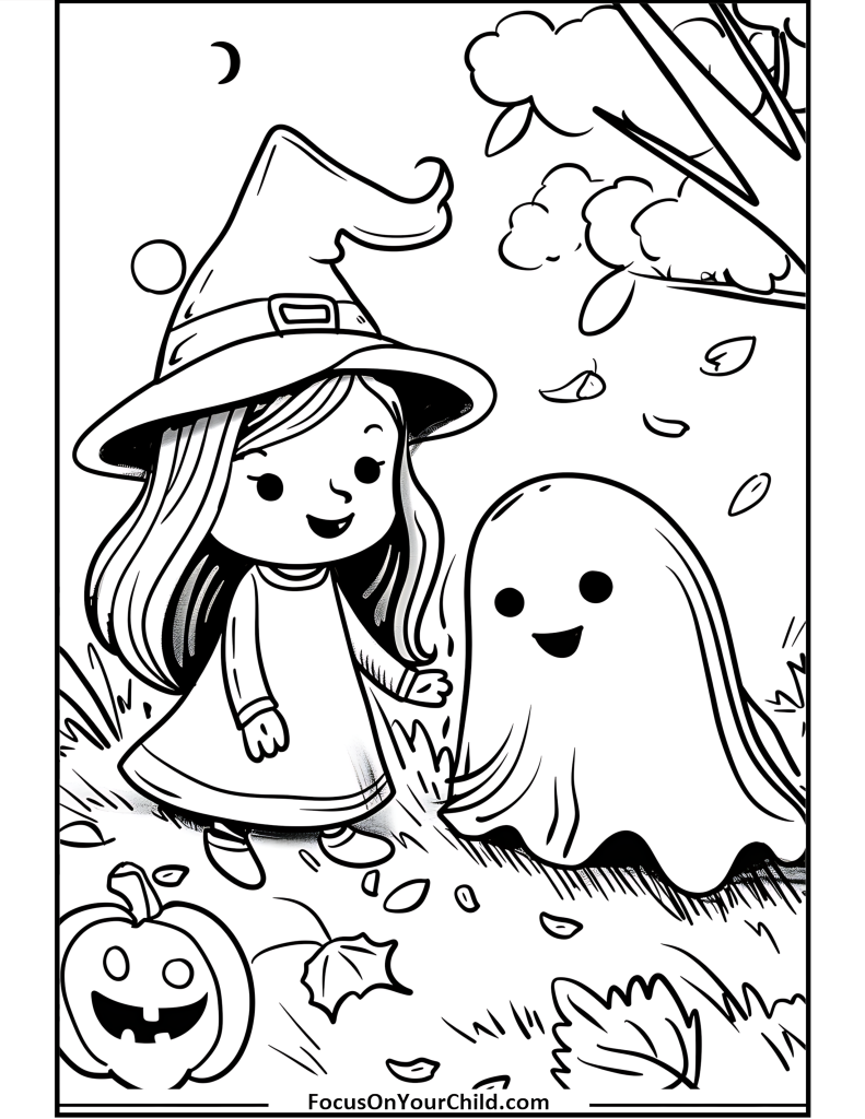50+ Ghost Coloring Pages (Free PDF Printables)