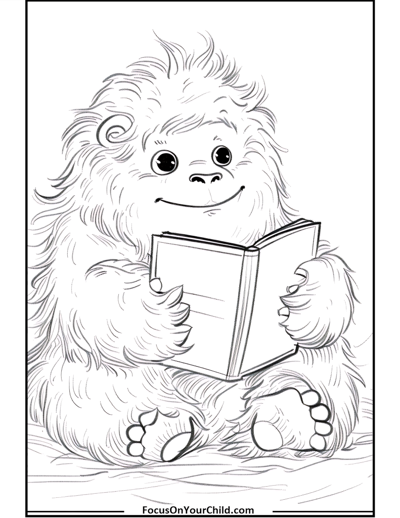 50+ Yeti Coloring Pages (Free PDF Printables)