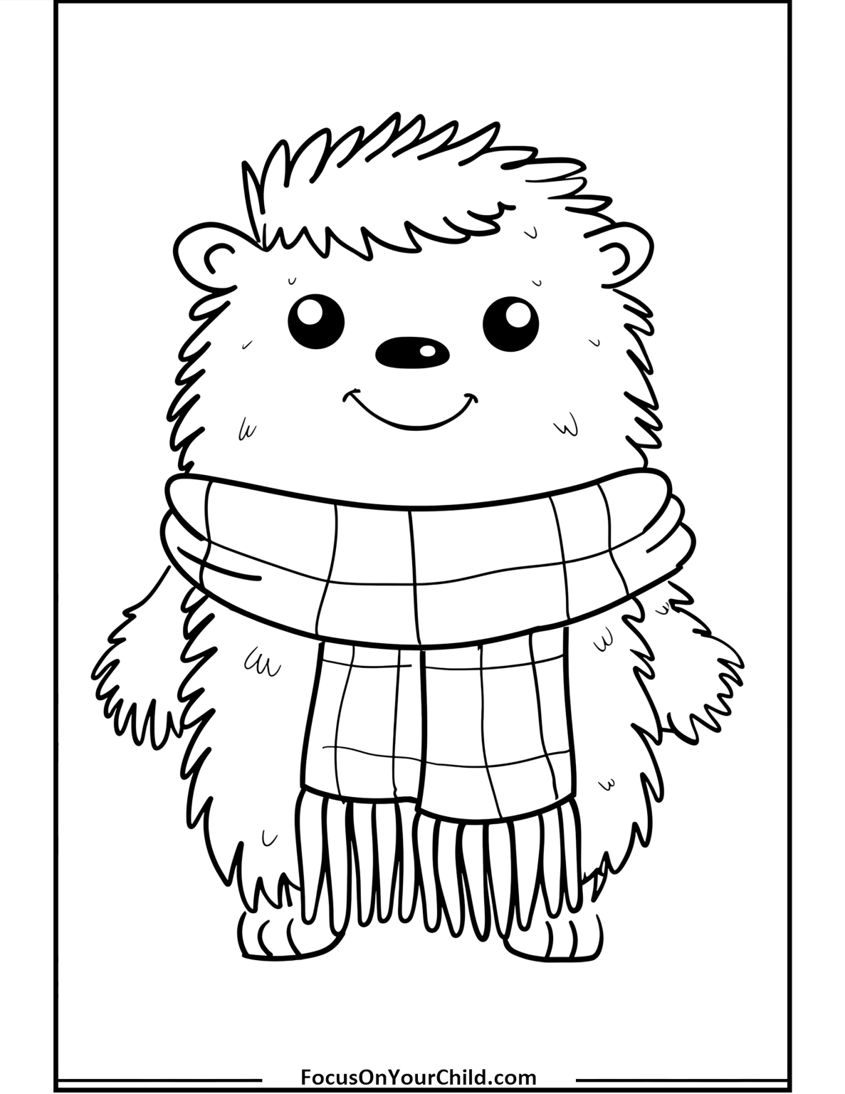 Creative Yeti Coloring Pages for Kids