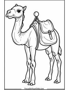50+ Camel Coloring Pages (Free PDF Printables)