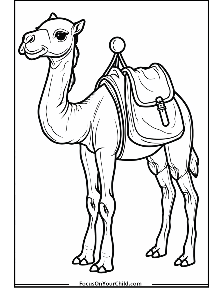 50+ Camel Coloring Pages (Free PDF Printables)