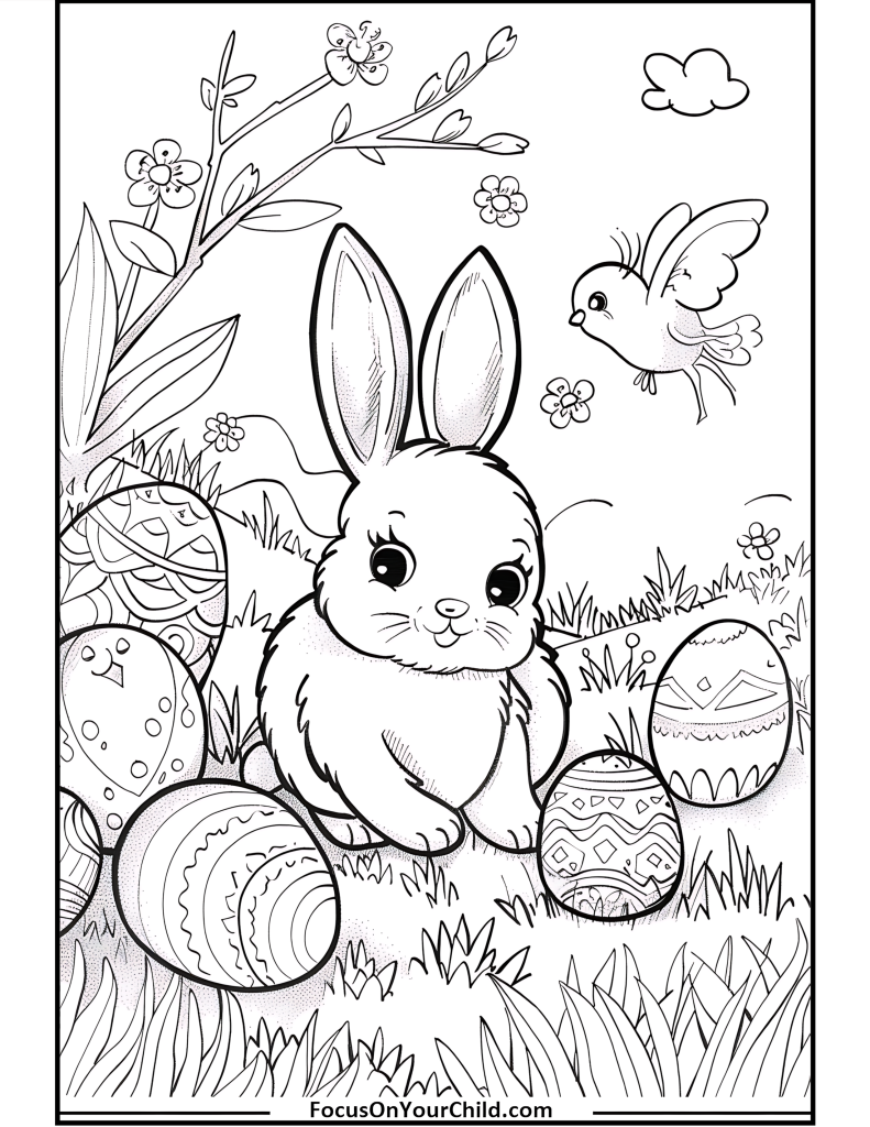 50+ Easter Coloring Pages (Free PDF Printables)