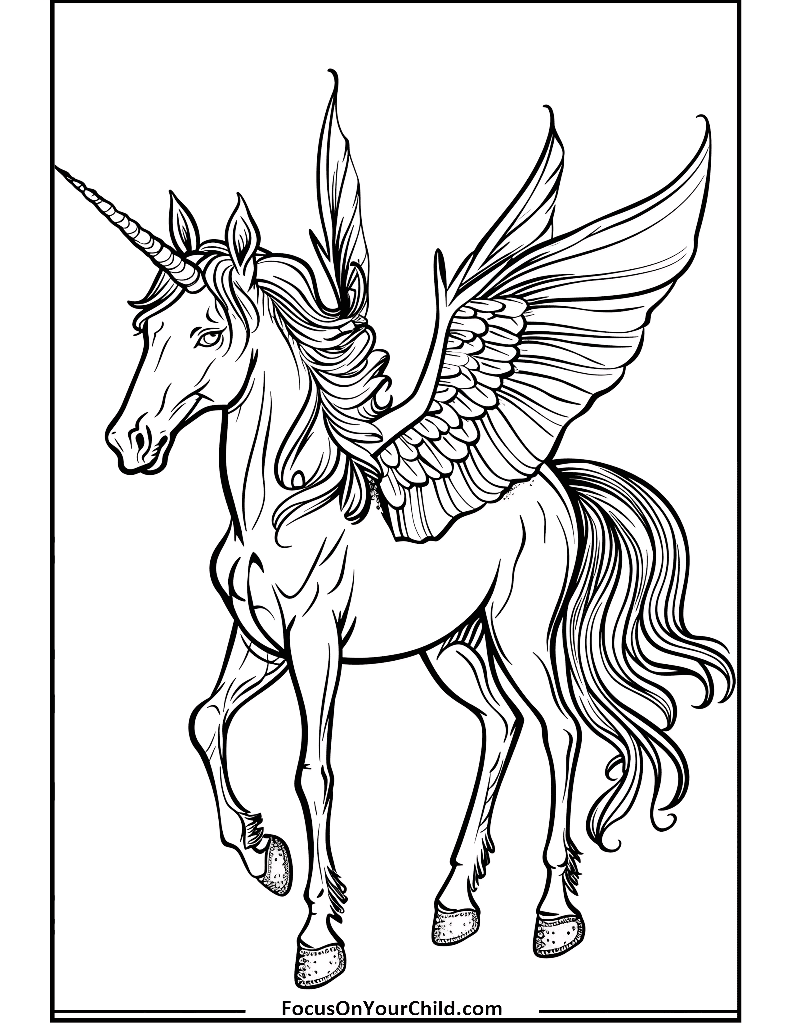 50+ Unicorn Coloring Pages (Free PDF Printables)