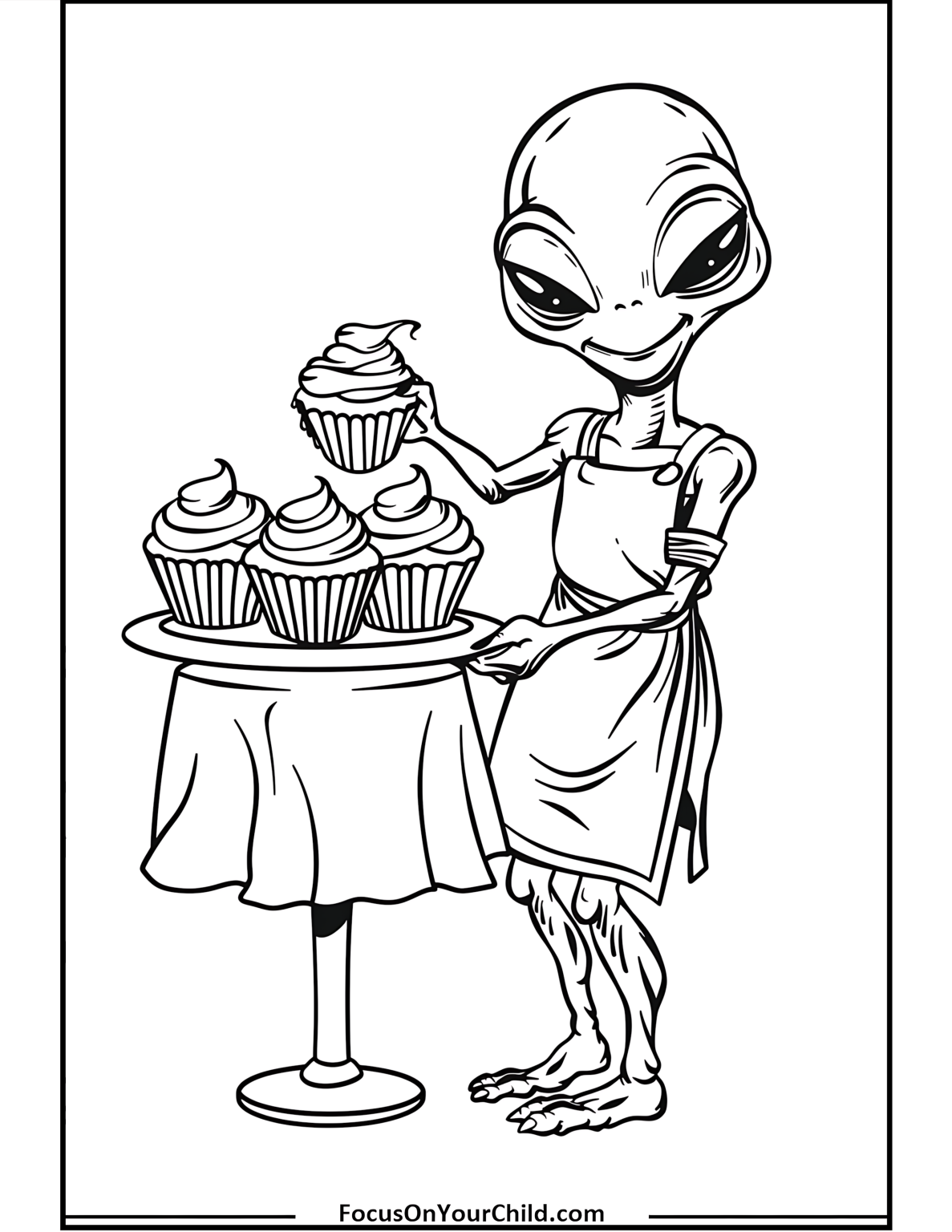 50+ Alien Coloring Pages (Free PDF Printables)