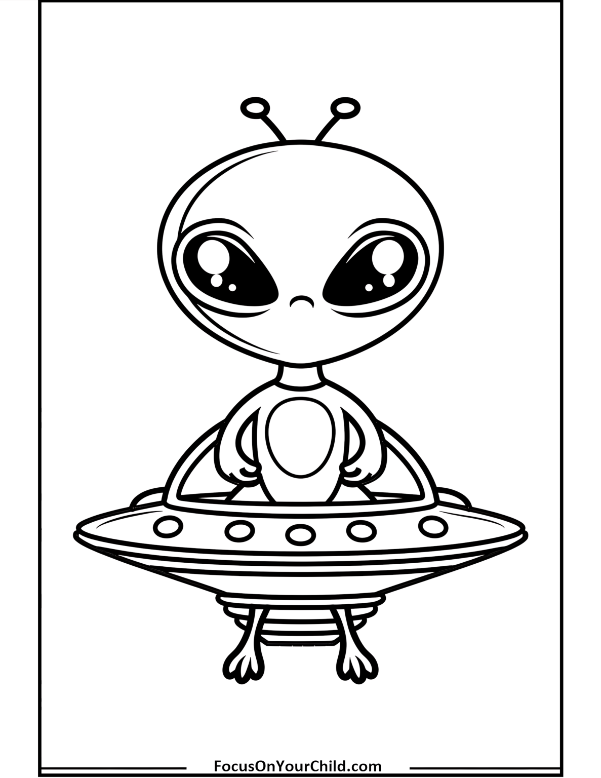 50+ Alien Coloring Pages (Free PDF Printables)