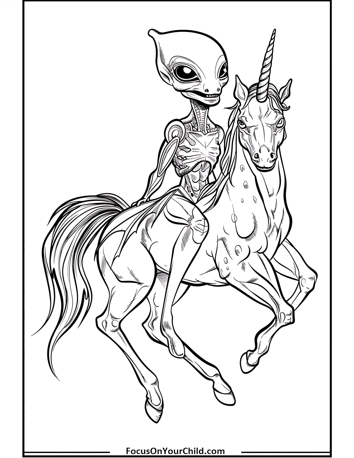 50+ Alien Coloring Pages (Free PDF Printables)