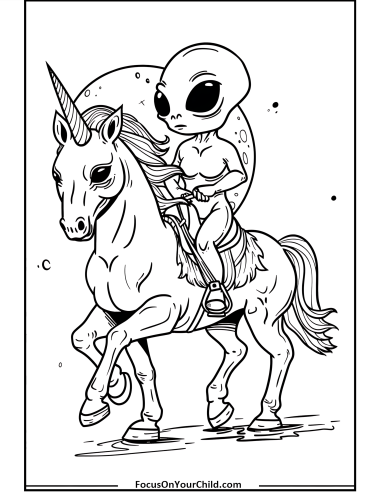50+ Alien Coloring Pages (Free PDF Printables)