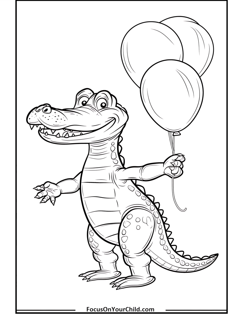 50+ Alligator Coloring Pages (Free PDF Printables)