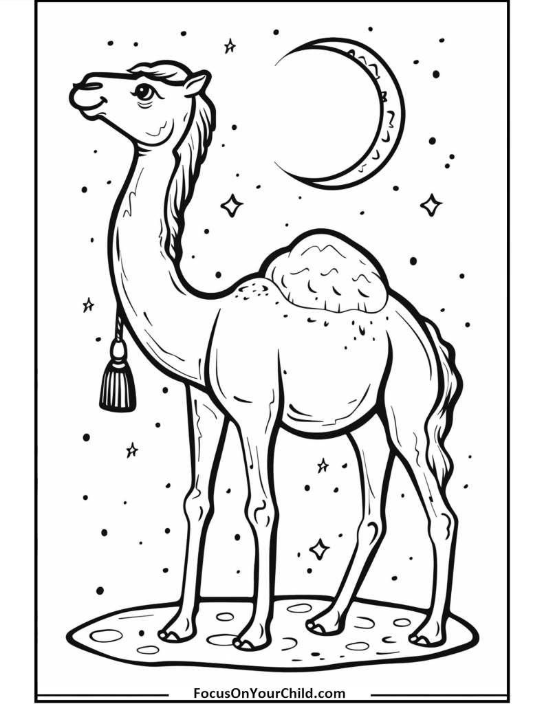 50+ Camel Coloring Pages (Free PDF Printables)