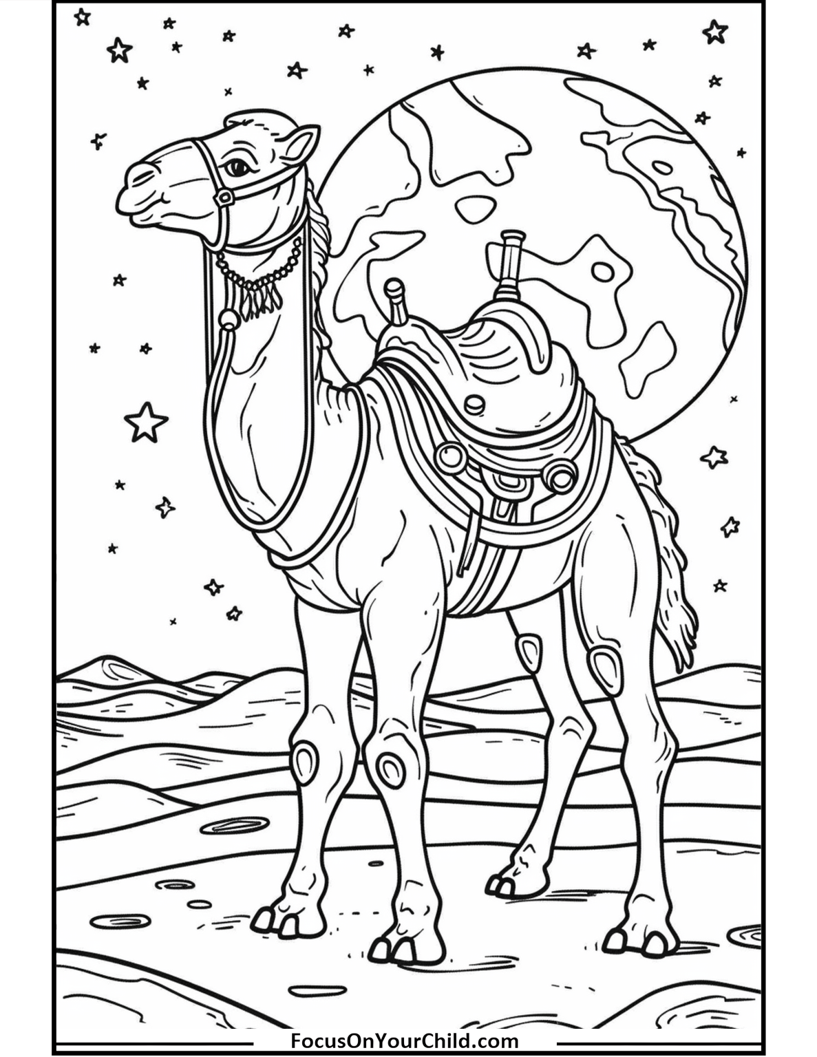 50+ Camel Coloring Pages (Free PDF Printables)