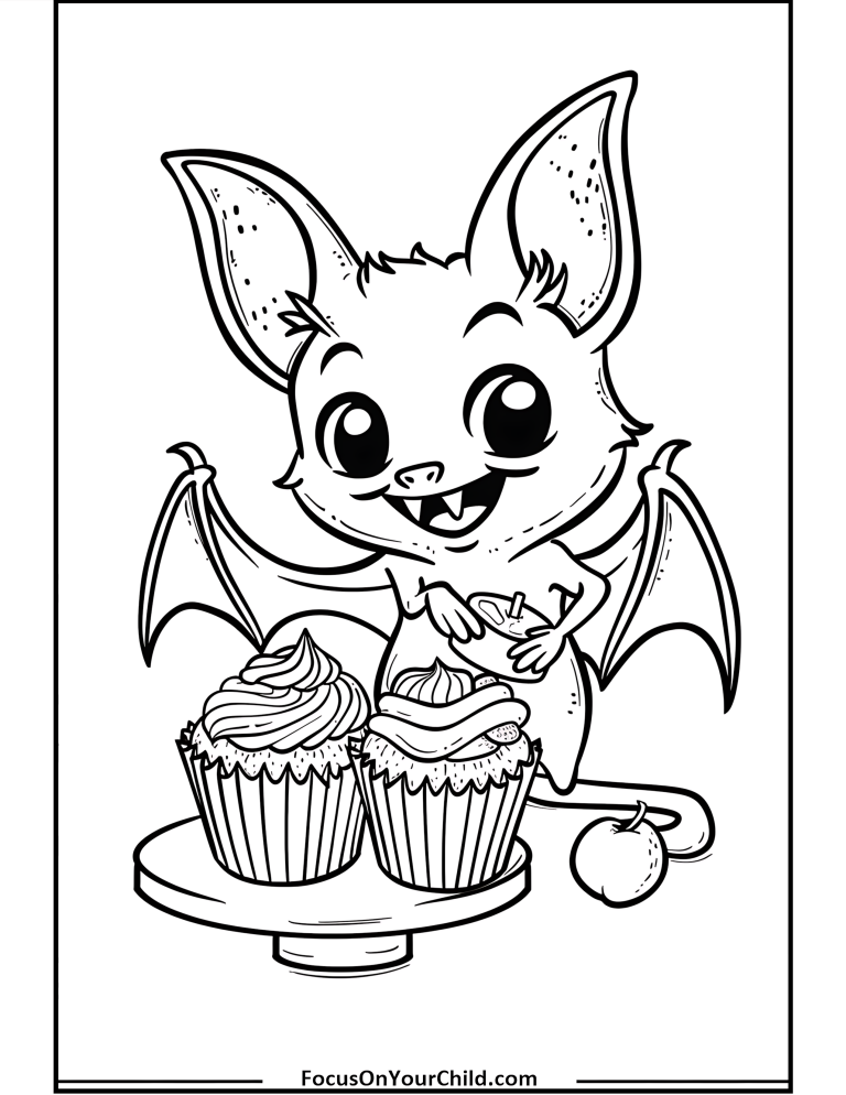 50+ Bat Coloring Pages (Free PDF Printables)