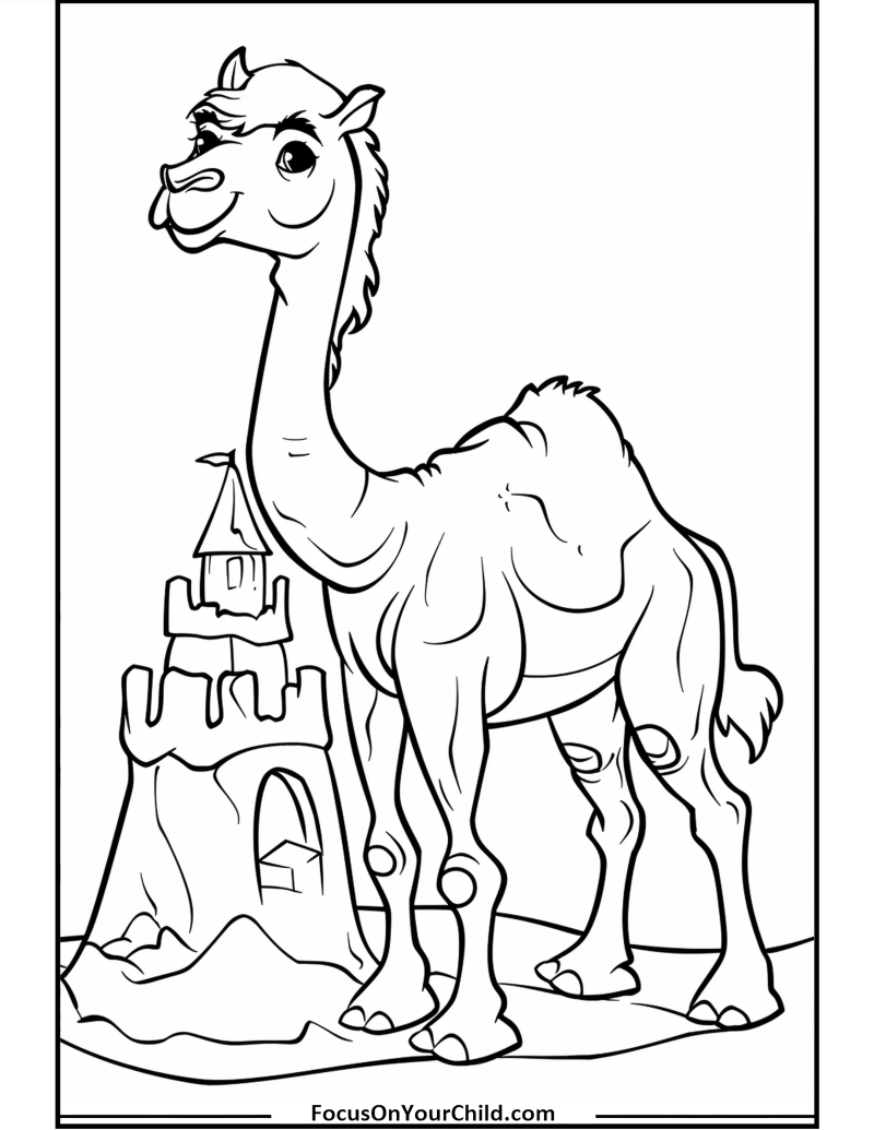 50+ Camel Coloring Pages (Free PDF Printables)