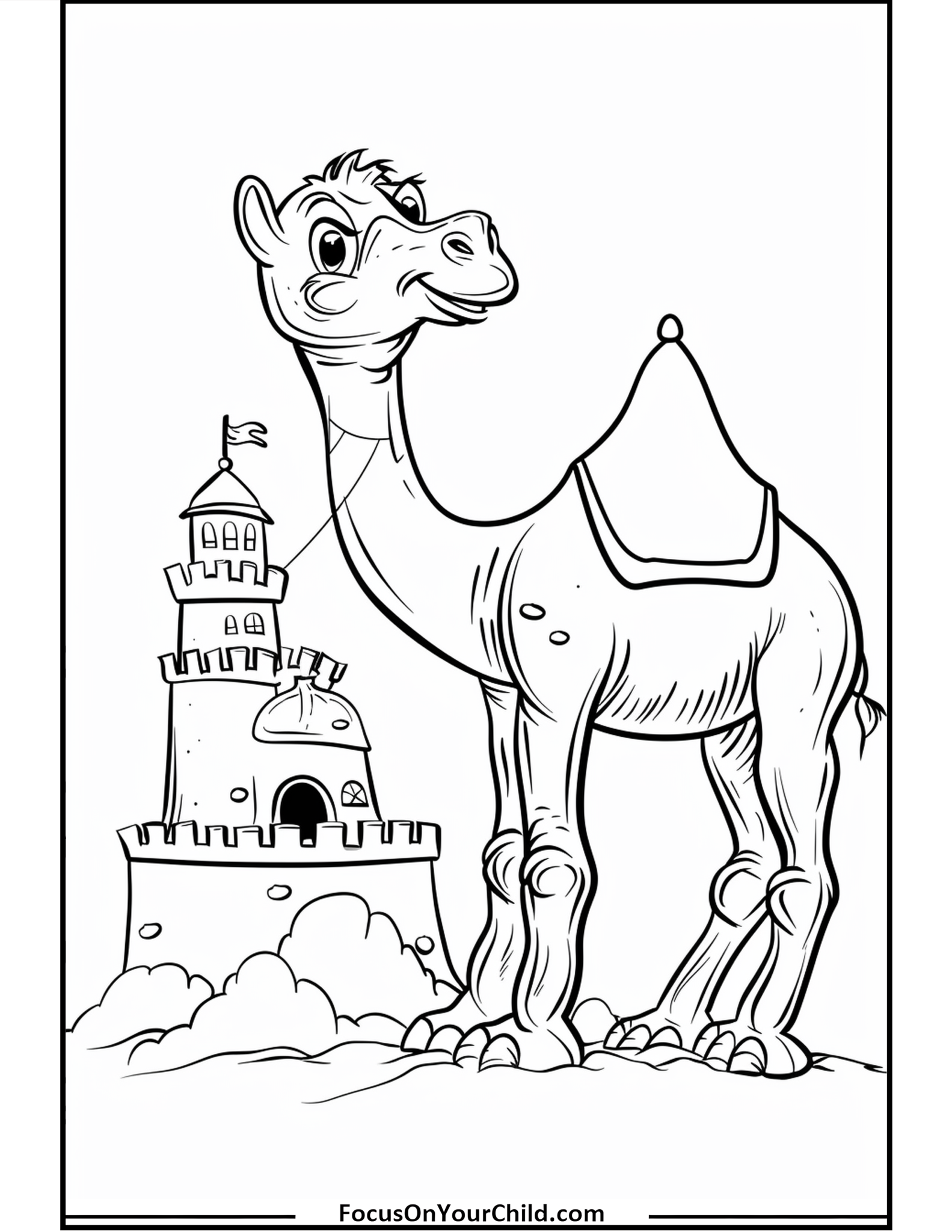 50+ Camel Coloring Pages (Free PDF Printables)