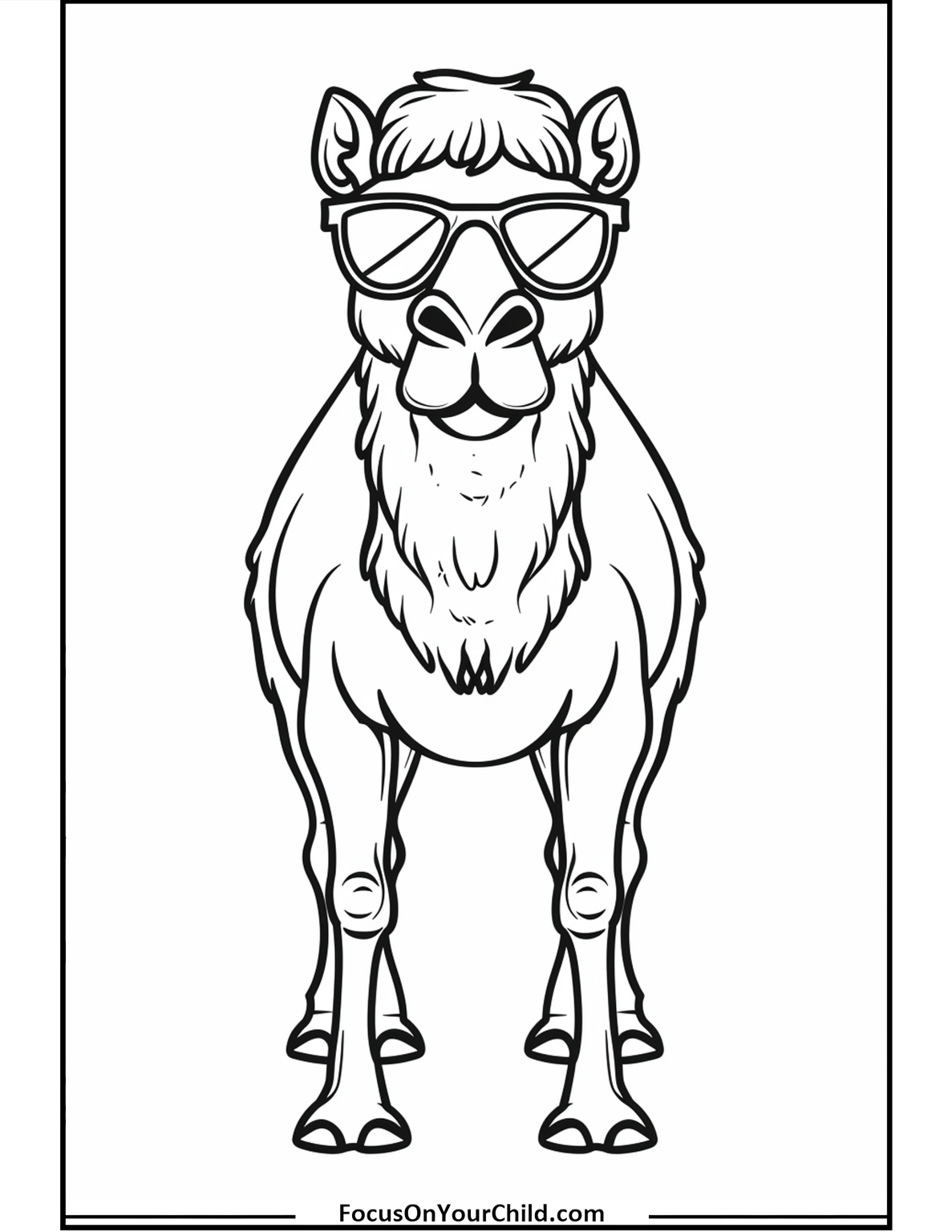 50+ Camel Coloring Pages (Free PDF Printables)