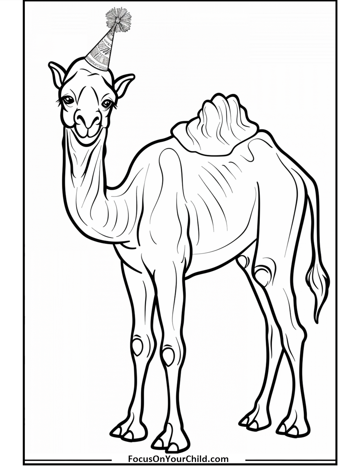 50+ Camel Coloring Pages (Free PDF Printables)