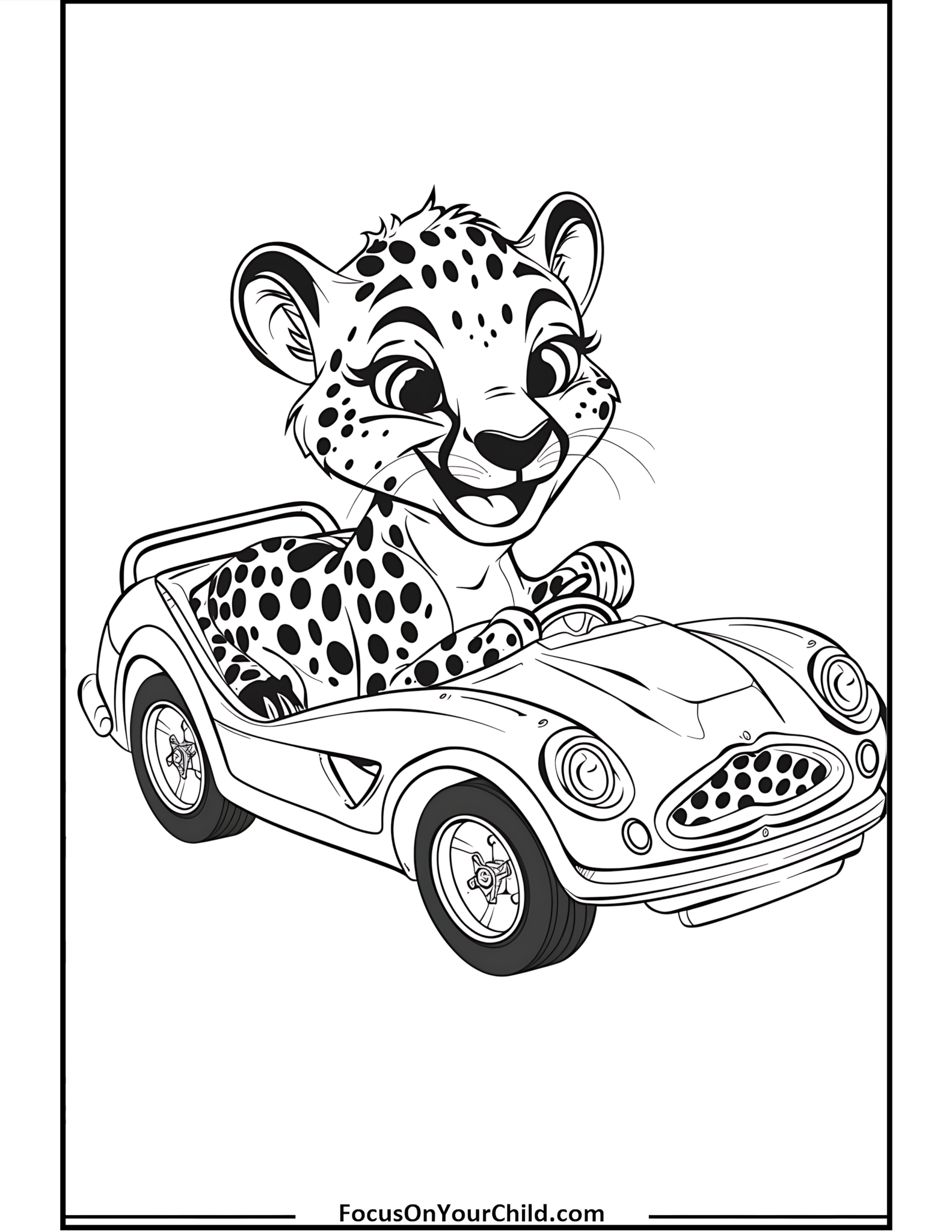 50+ Cheetah Coloring Pages (Free PDF Printables)