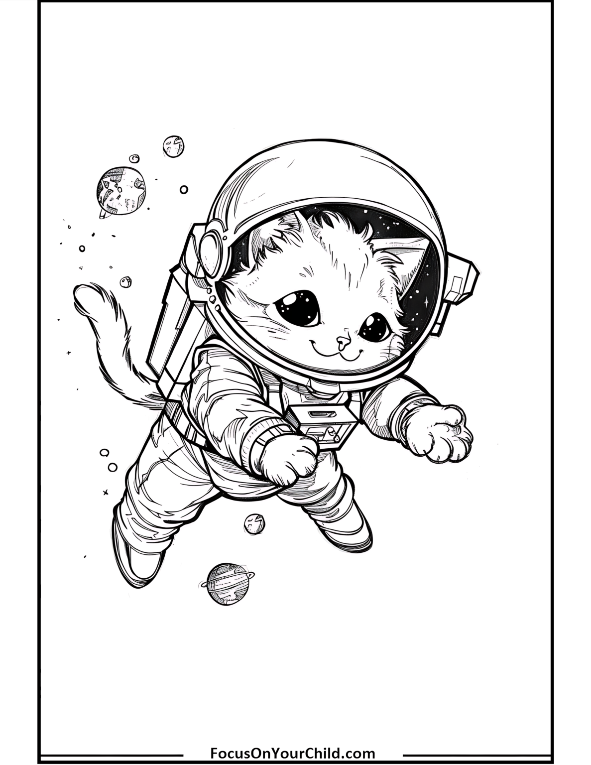 50+ Astronaut Coloring Pages (Free PDF Printables)