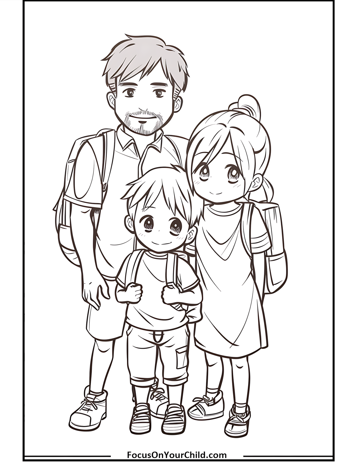 50+ Father's Day Coloring Pages (Free PDF Printables)