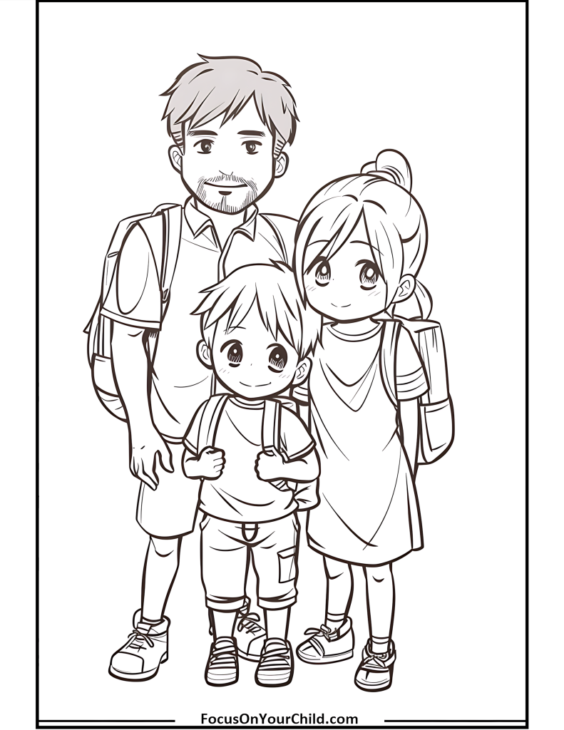 50+ Father's Day Coloring Pages (Free PDF Printables)