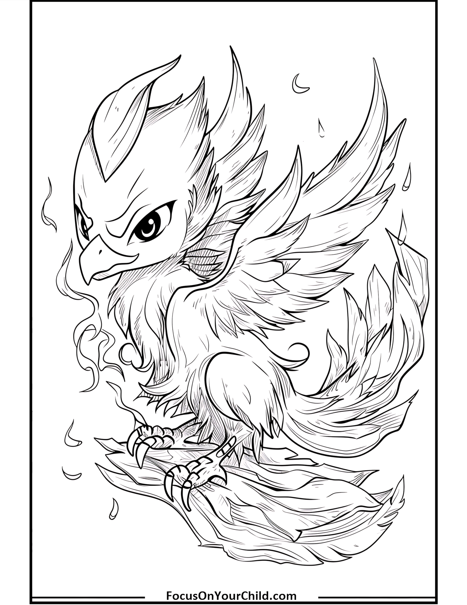 50+ Phoenix Coloring Pages (Free PDF Printables)