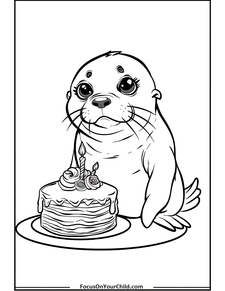 50+ Seal Coloring Pages (Free PDF Printables)