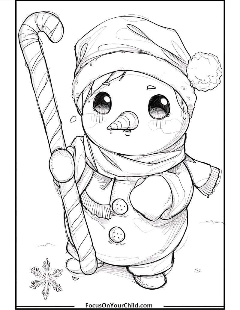 50+ Snowman Coloring Pages (Free PDF Printables)