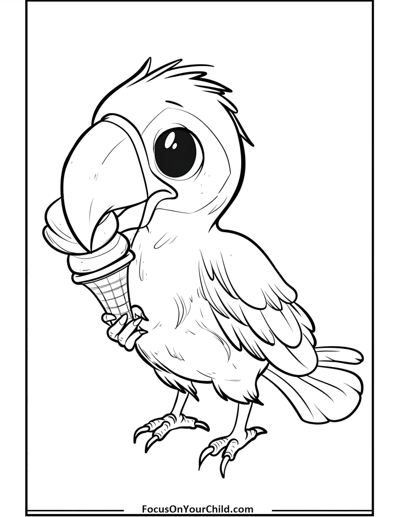 Creative Toucan Coloring Pages for Kids