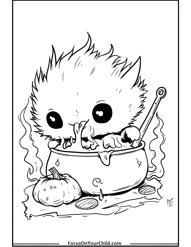 50+ Monster Coloring Pages (Free PDF Printables)