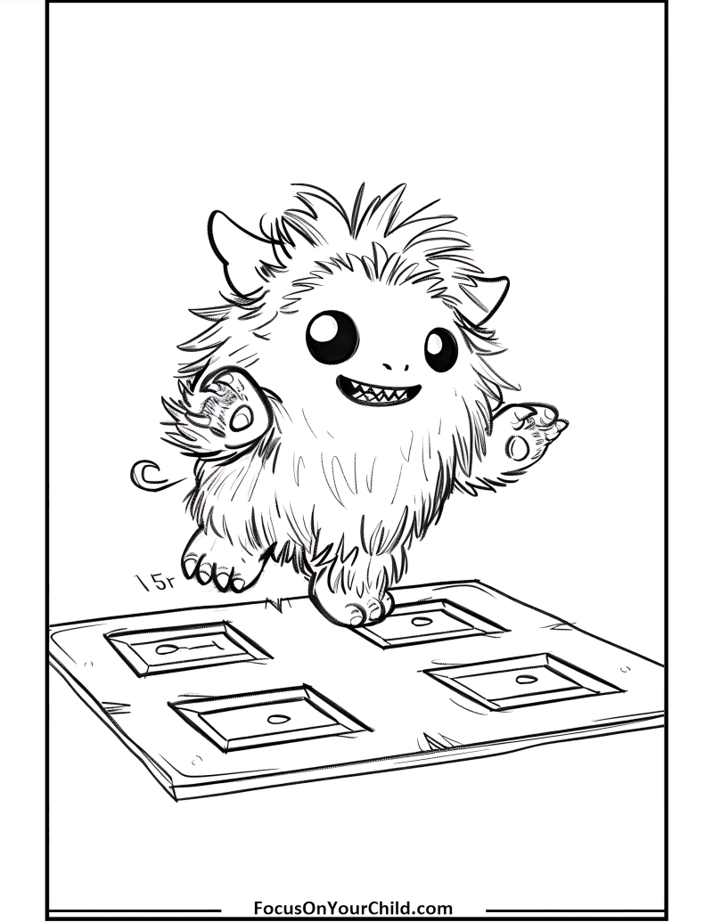 50+ Monster Coloring Pages (Free PDF Printables)