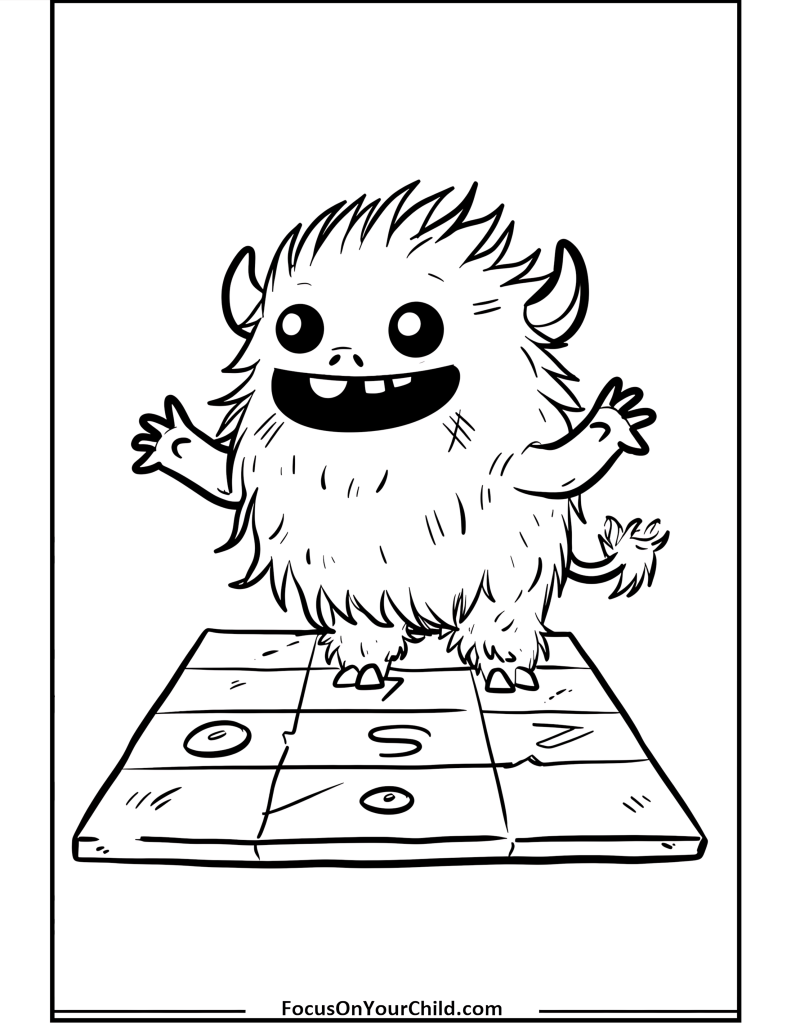 50+ Monster Coloring Pages (Free PDF Printables)