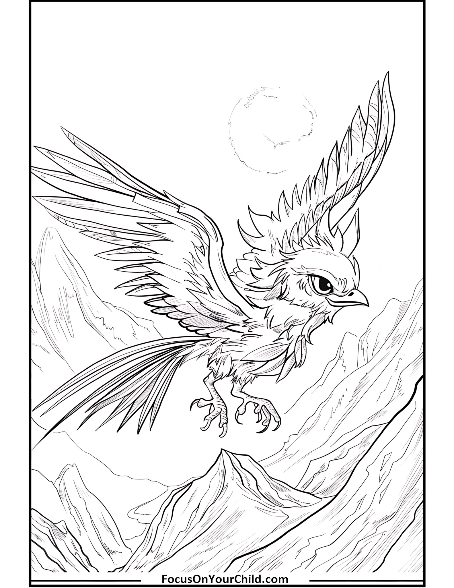 50+ Phoenix Coloring Pages (Free PDF Printables)