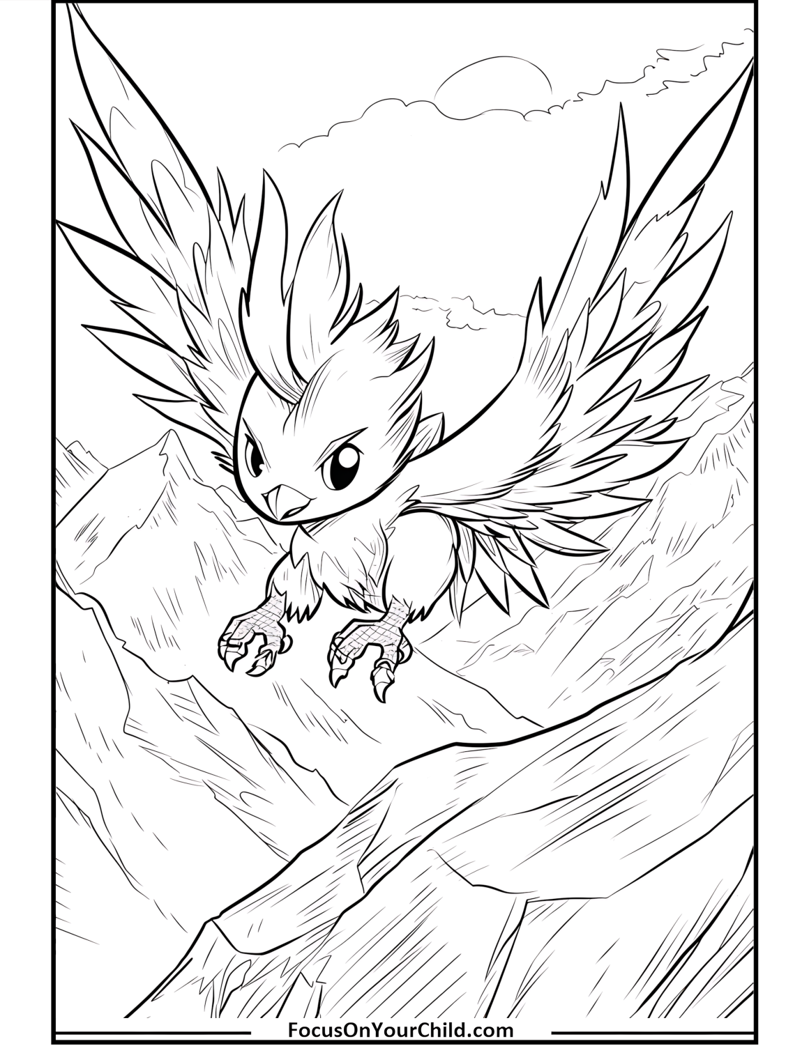 50+ Phoenix Coloring Pages (Free PDF Printables)