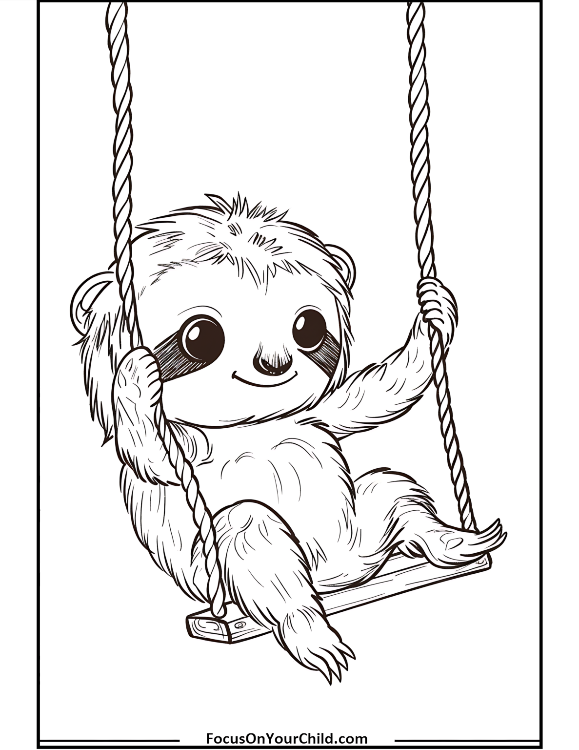 50+ Sloth Coloring Pages (Free PDF Printables)