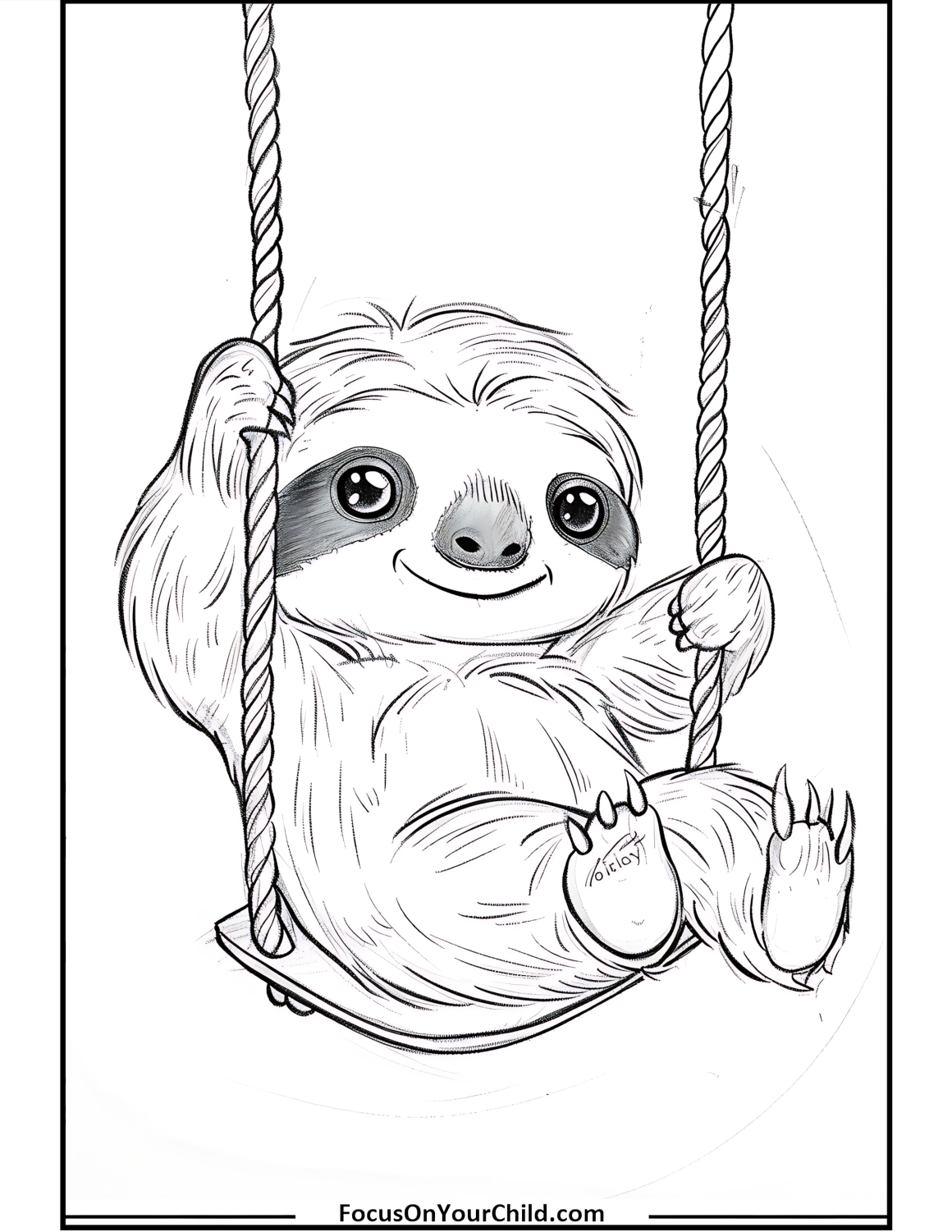 50+ Sloth Coloring Pages (Free PDF Printables)