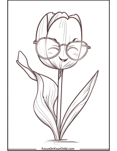 50+ Tulip Coloring Pages (Free PDF Printables)