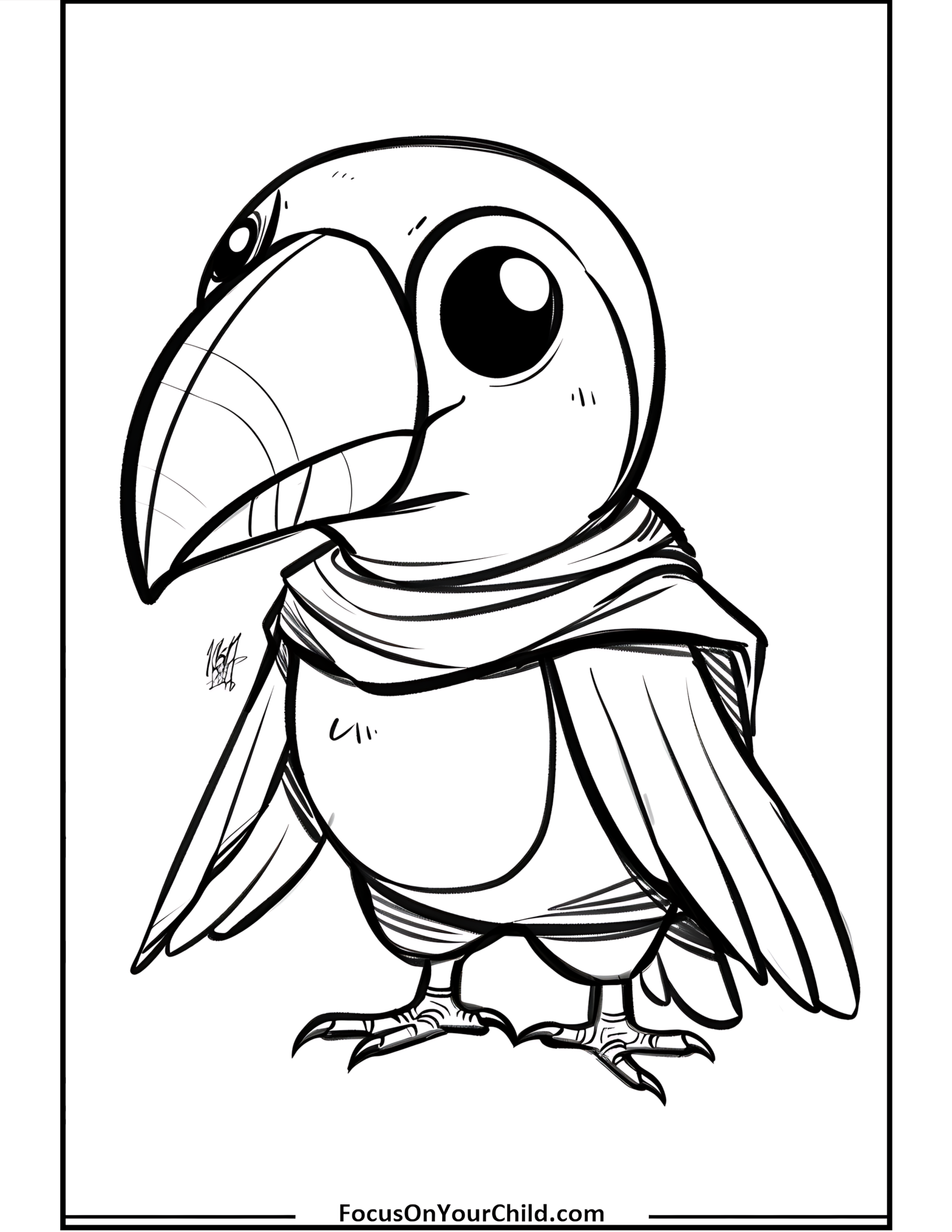 50+ Toucan Coloring Pages (Free PDF Printables)
