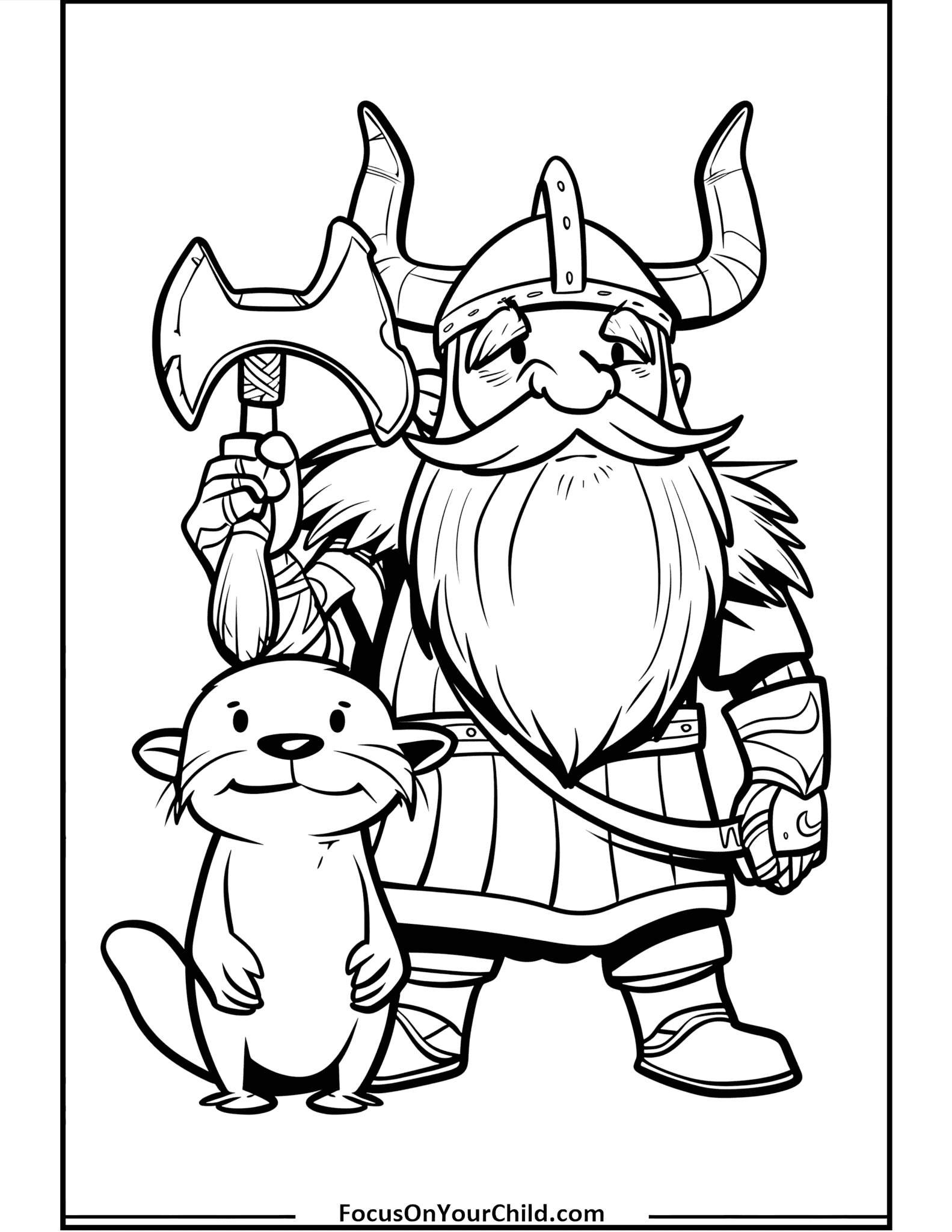 50+ Viking Coloring Pages (Free PDF Printables)