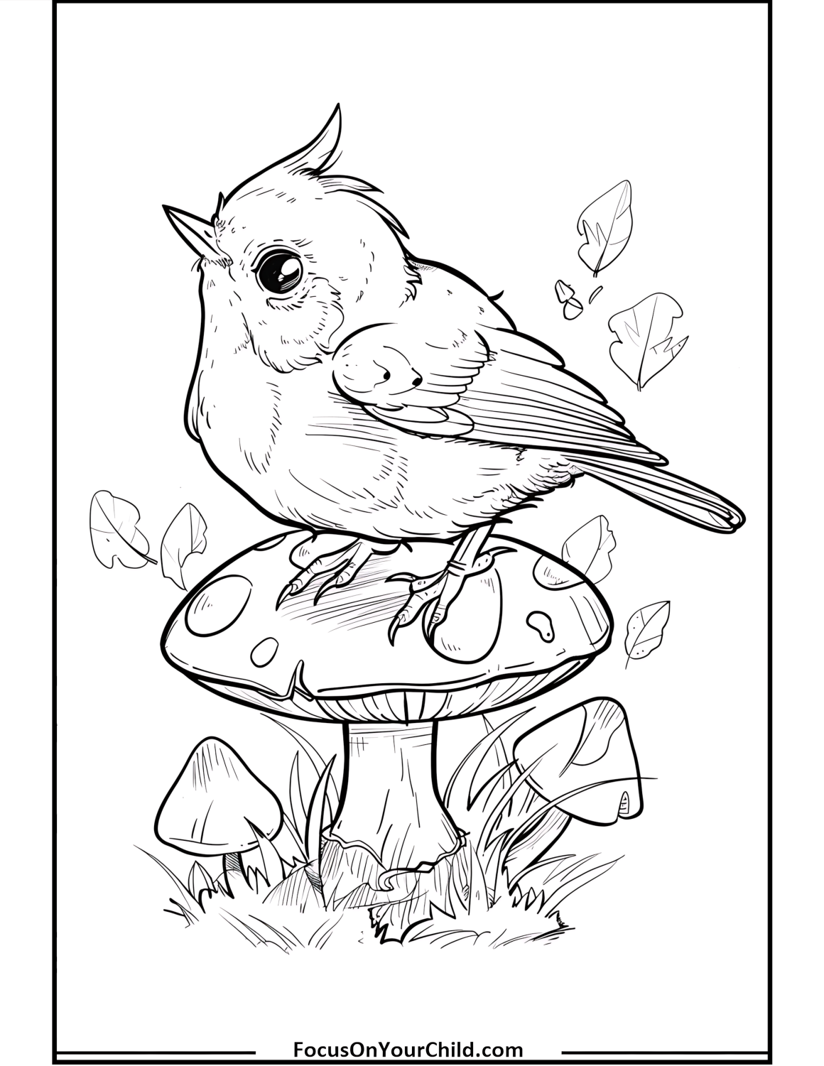 50+ Robin Coloring Pages (Free PDF Printables)