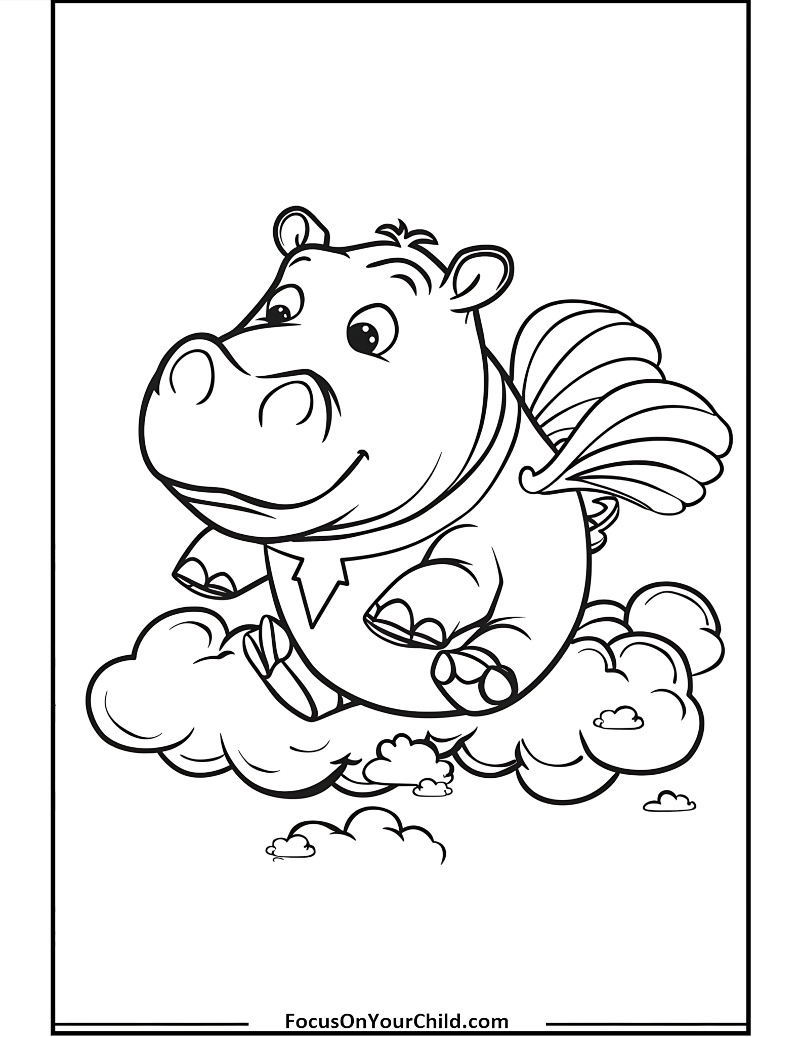 50+ Hippo Coloring Pages (Free PDF Printables)