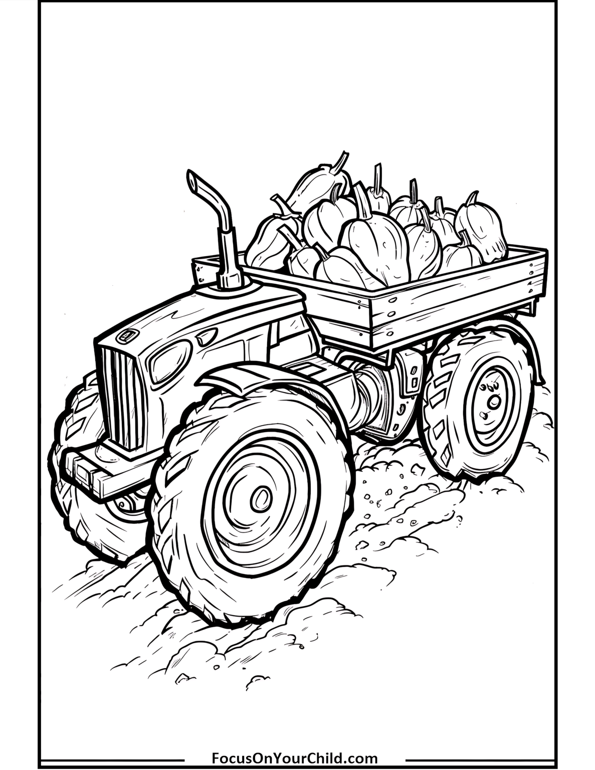 50+ Tractor Coloring Pages (Free PDF Printables)